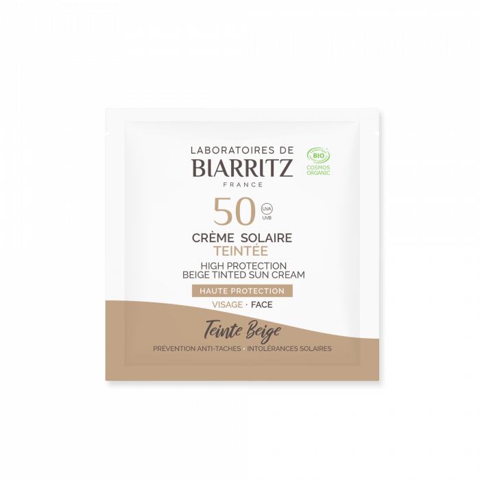 Sample SPF50 Tinted face sunscreen - beige